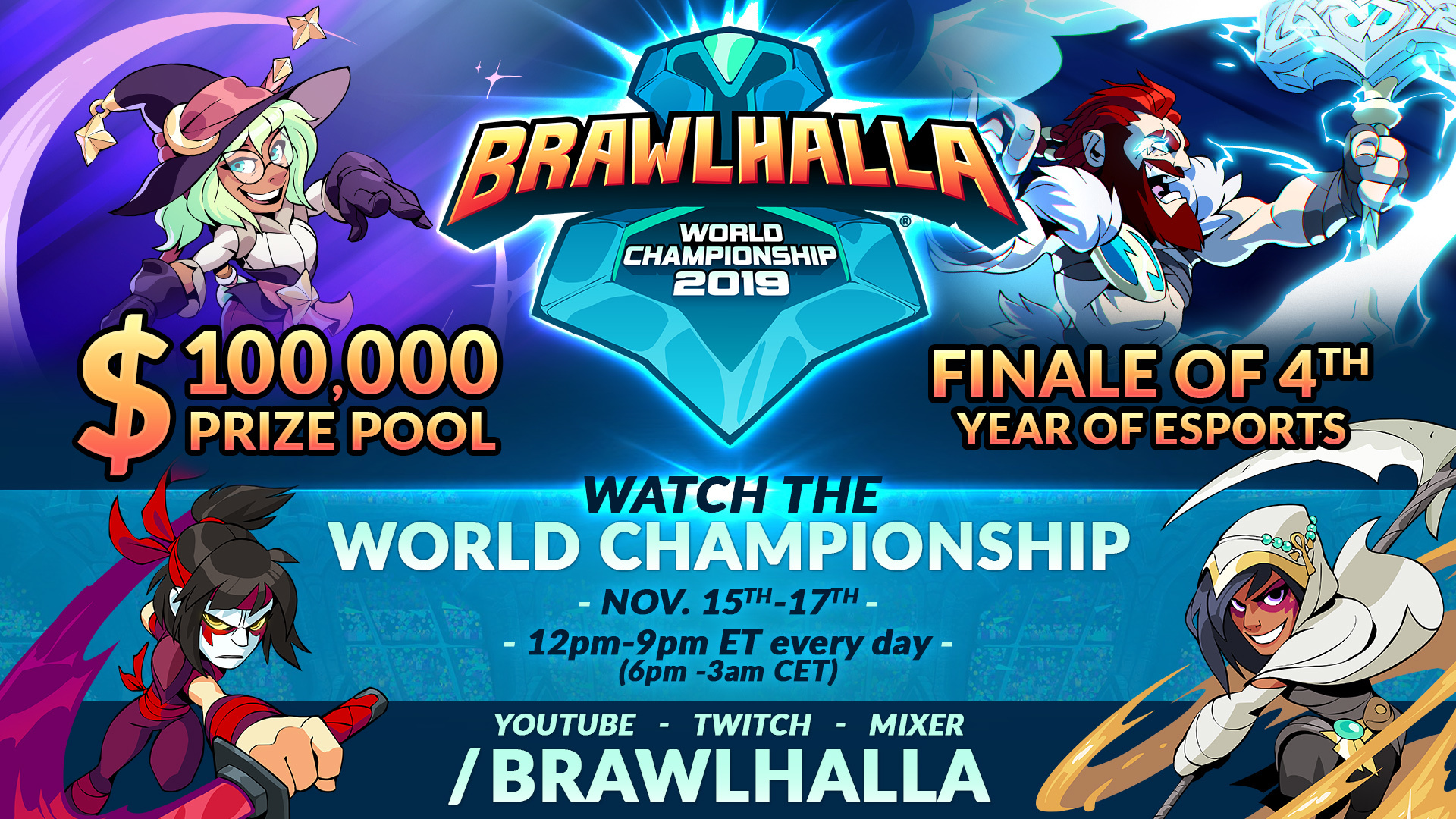 The fourth Brawlhalla World Championship will take place at DreamHack Atlanta this weekend at ...