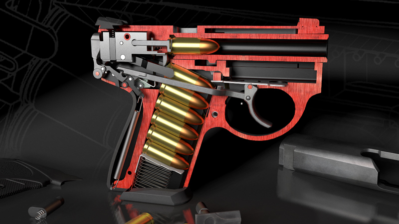 Steam :: World of Guns: Gun Disassembly :: Boberg XR9-S bullpup pistol ...