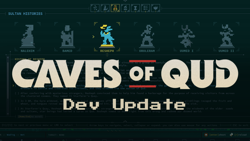 Caves of Qud - Joppa and UI Rework + more! 🍄 Caves of Qud Dev News - Steam News