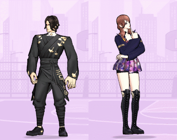 Cyber Punk Set (M) & Cyber Punk Set (F)